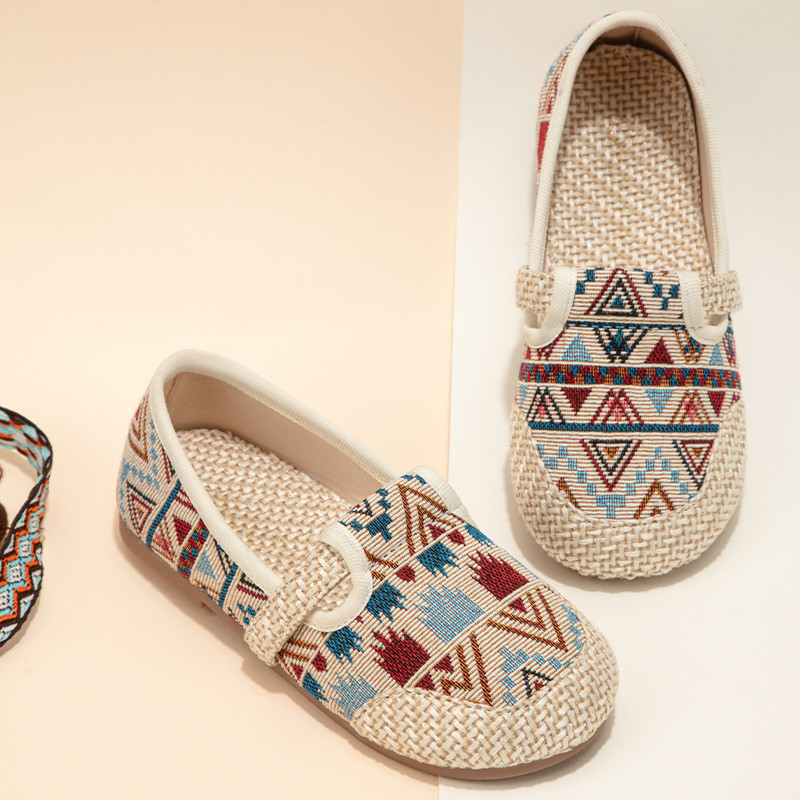 Jual [Cuci Gudang] Sepatu Nelayan Linen Anak Perempuan Baru Bergaya ...