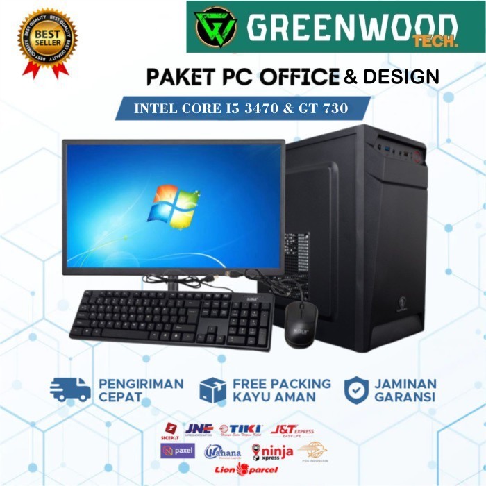 Jual PC OFFICE DESIGN CPU INTEL CORE I5 3470/ 8GB DDR3/ GT 730 ...