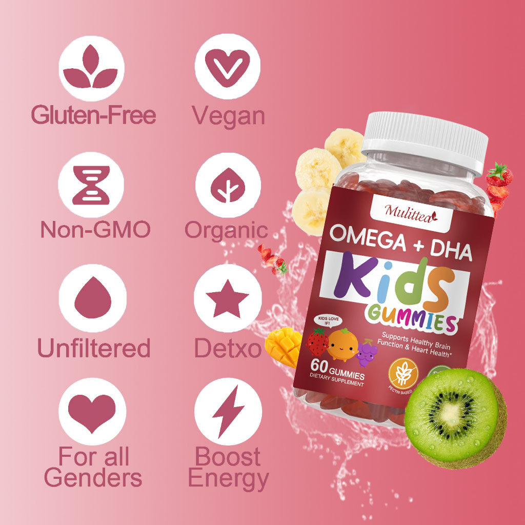 Jual Mulittea OMEGA DHA for Kids Gummies Omega3 6 9 Soft-Gels ...