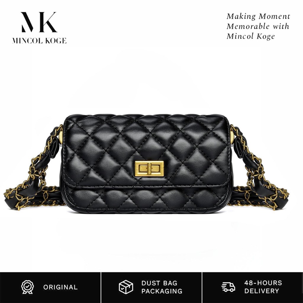 Jual MINCOL KOGE Tas Wanita Bahan Croco Tas Wanita Selempang Wanita ...