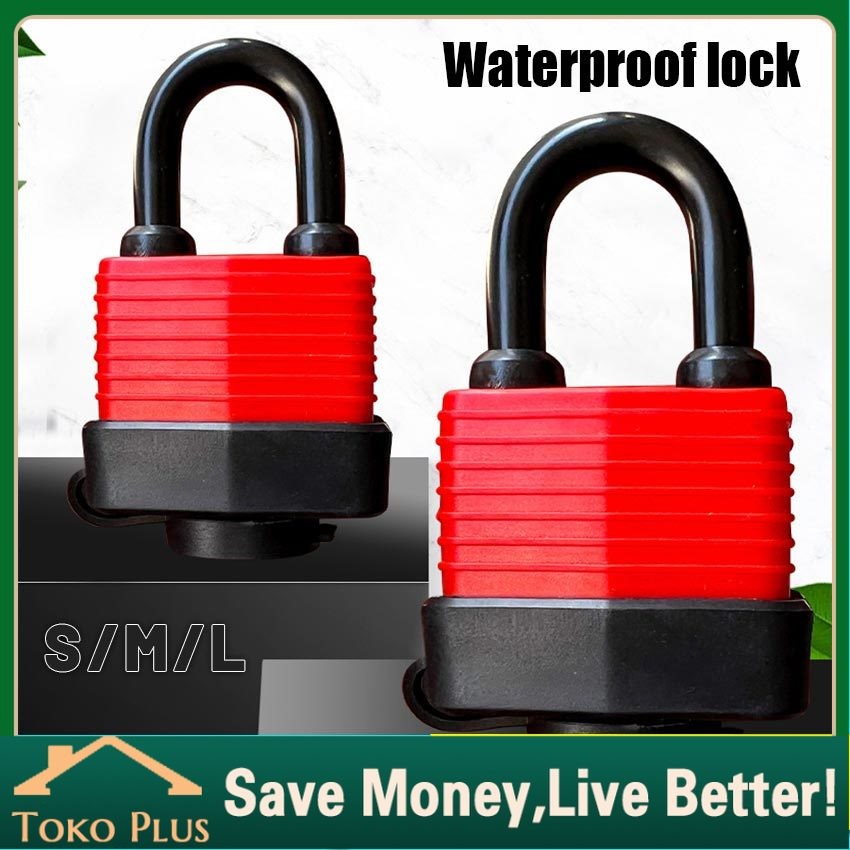 Jual Gembok Tahan Air Anti Karat 55/45/35 Mm - Steel Padlock Besi ...