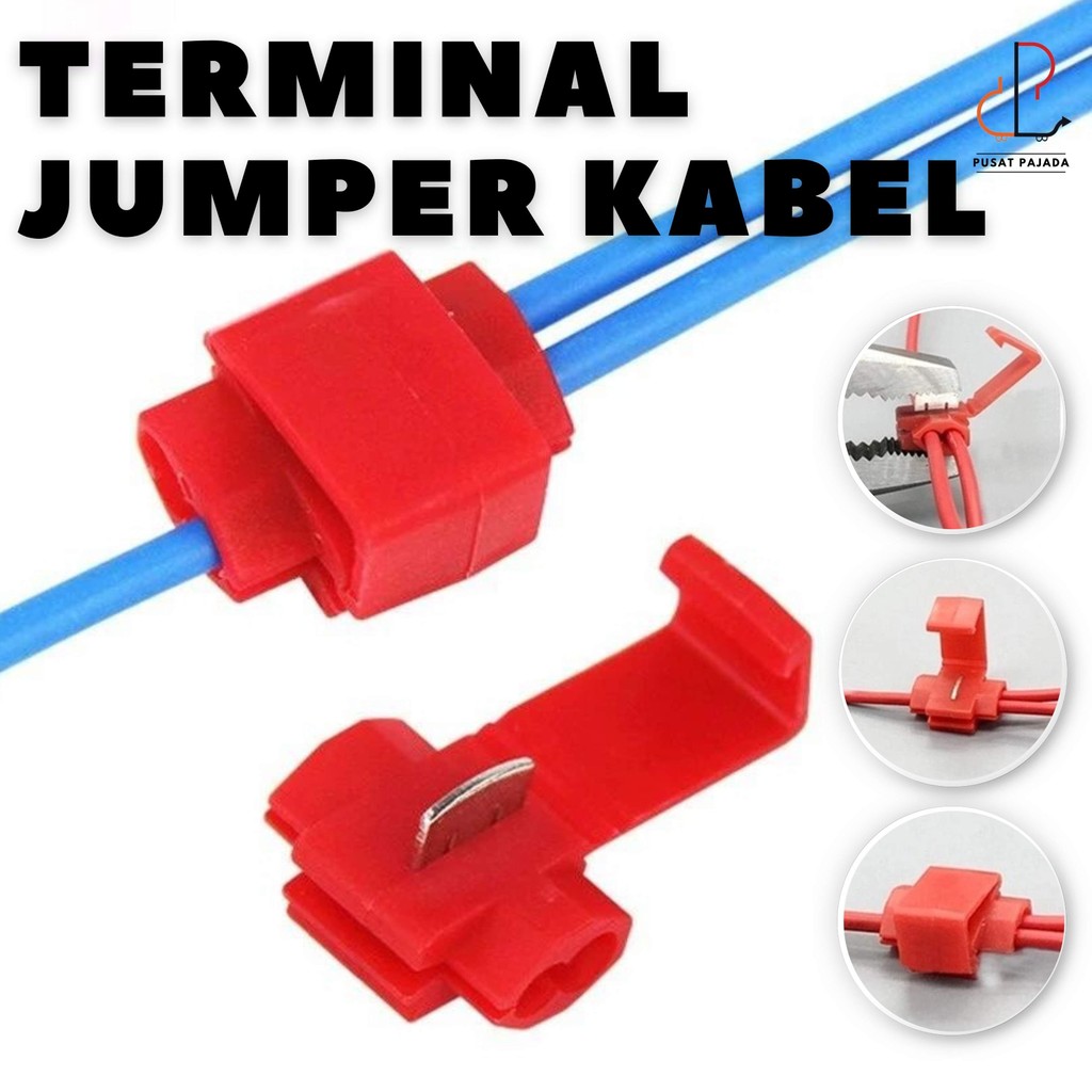 Jual Scotch Lock Quick Cable Jumper Connector Terminal Konektor Klip ...