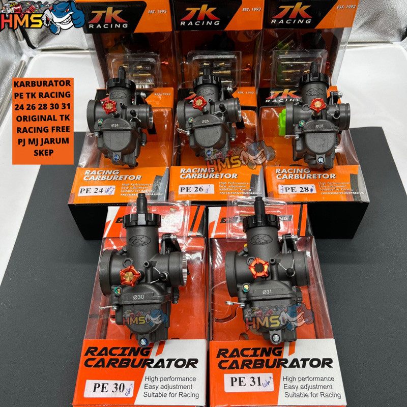 Jual KARBURATOR KARBU PE 24 26 28 30 31 TK RACING BLACK SERIES ORIGINAL TK RACING FREE PJ MJ ...