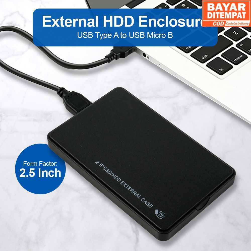 Jual ( 16 COD ) Lengtion External HDD Enclosure USB Type A to USB Micro ...