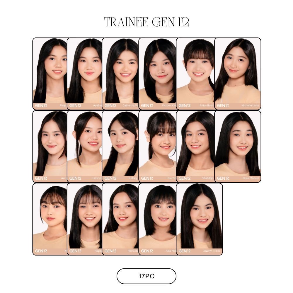 Jual New Collectible Idol > PHOTOCARD JKT48 TRAINEE GEN 12 (HARGA 17 ...