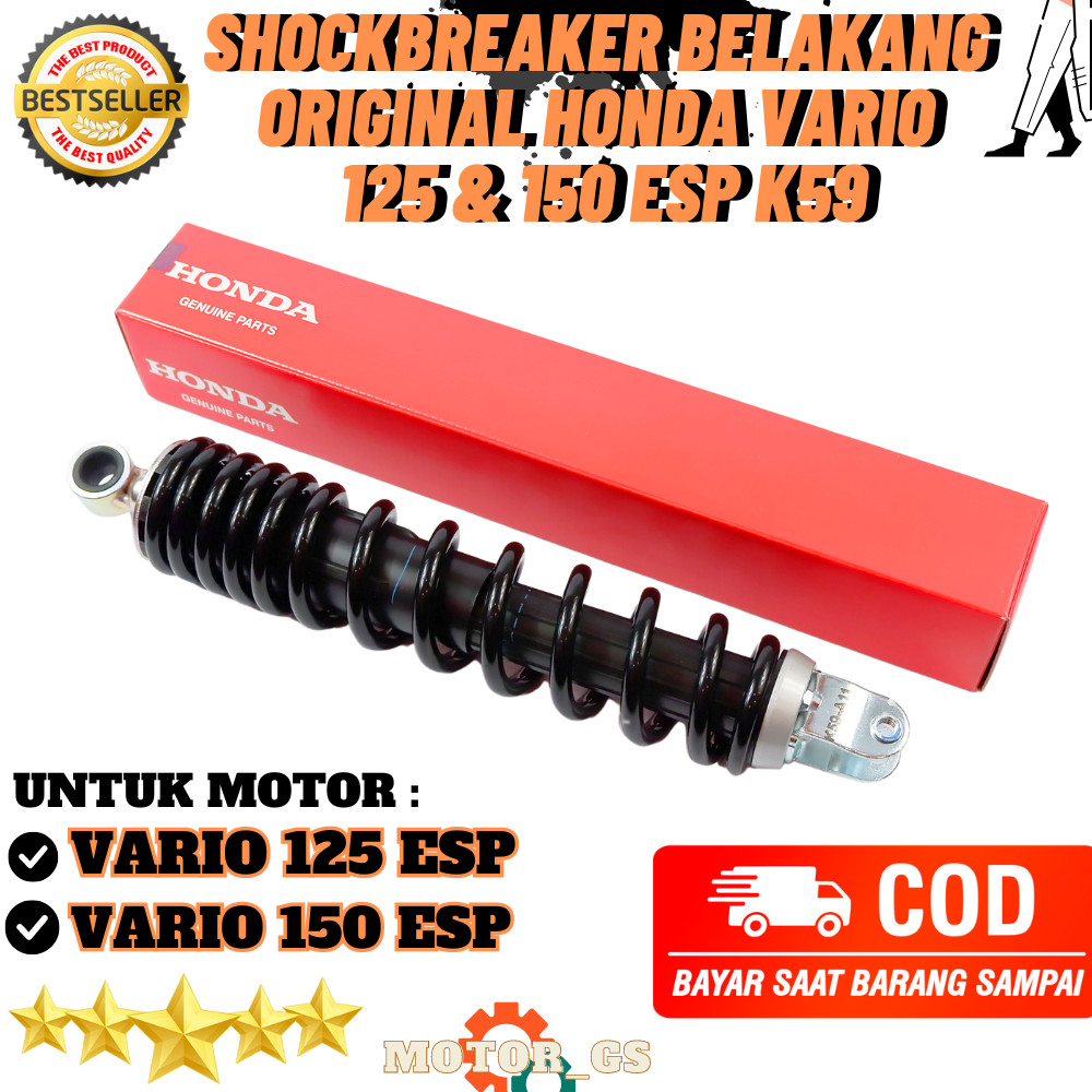 Jual Shock Belakang ORI Honda Vario 125 & 150 / Shockbreaker Original Honda Vario 125 eSP ...