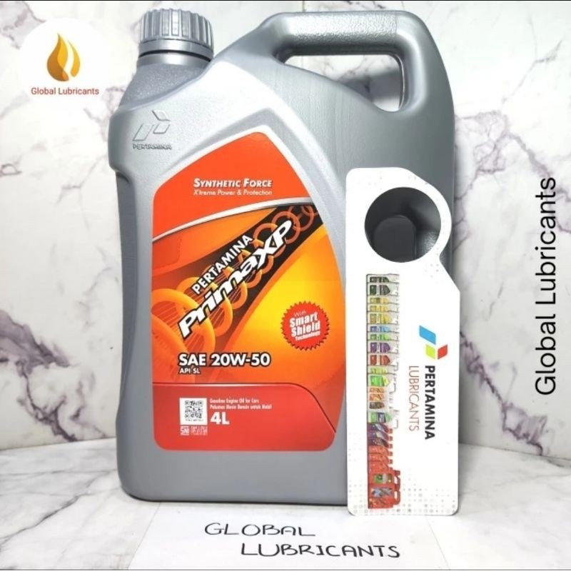 Jual Pertamina Prima XP 20W-50 4 Liter (Oli Mesin Bensin) | Shopee ...