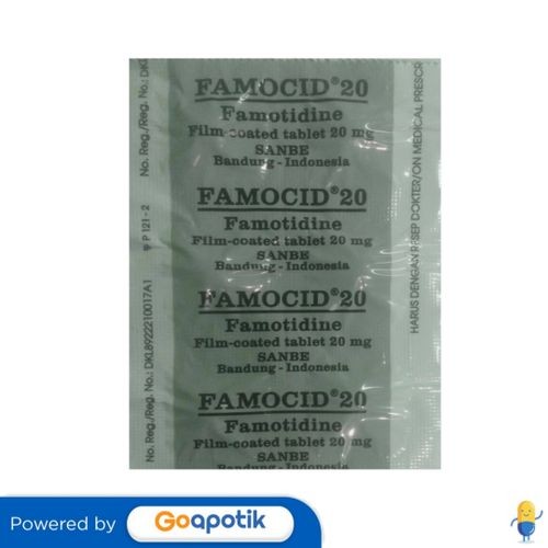 Jual Famocid 20 Mg Strip 6 Tablet | Shopee Indonesia