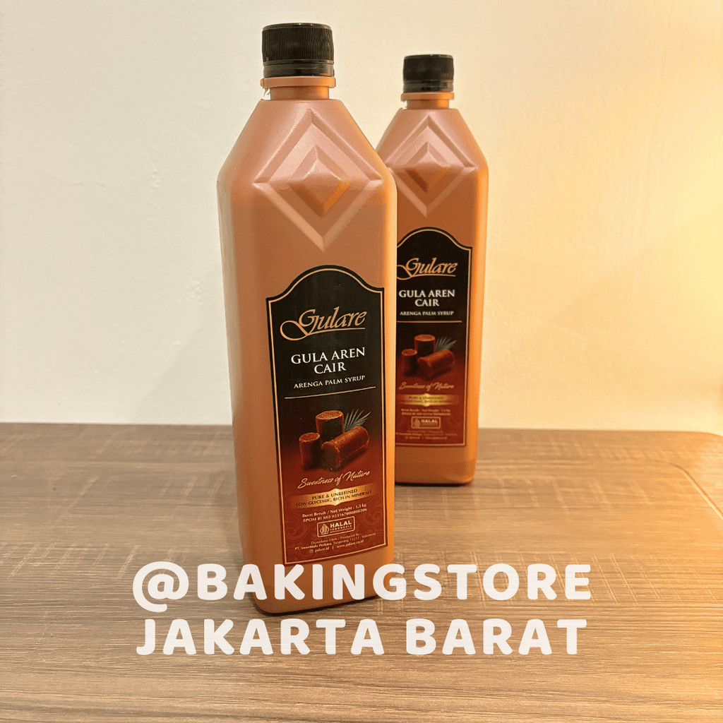 Jual Gula Aren Cair PREMIUM Gulare 1,3 Kg | Palm Sugar Syrup Sirup 1.3 ...