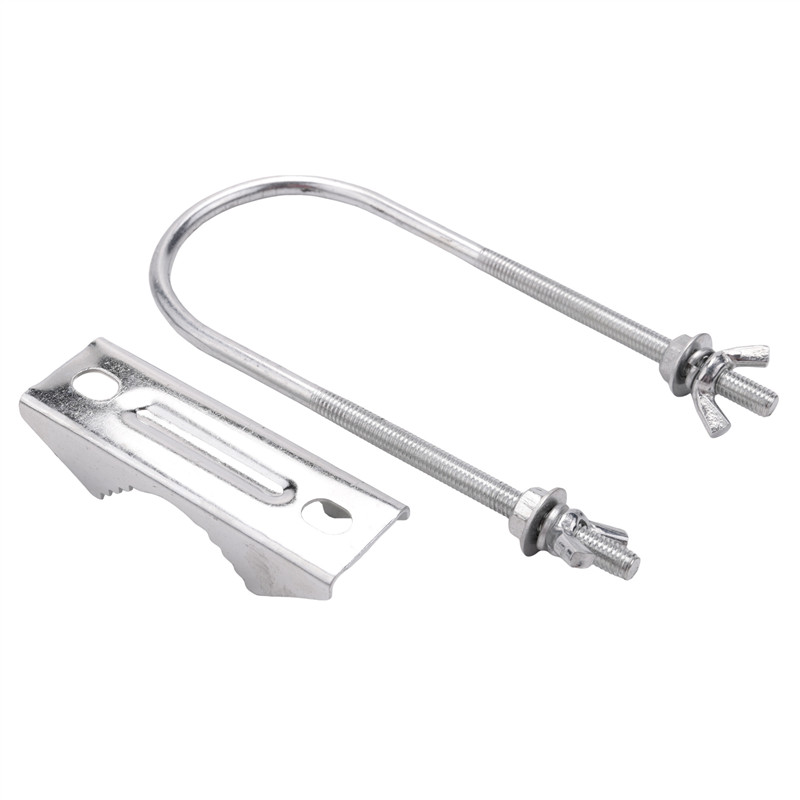 Jual Double Antenna Mast Clamp V Jaw Block with U Bolts Heavy Duty Anti ...