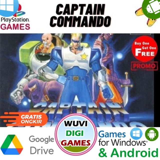 Jual Jual Game PC Captain Commando Emulator PS1 | Bisa Main di Android atau PC | Beli 1 Gratis 1 ...
