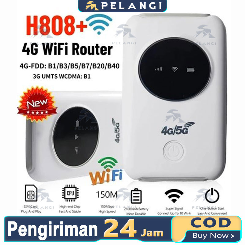 Jual H808+ Modem Wifi 4G All Operator Wifi Portable 5G All Operator ...