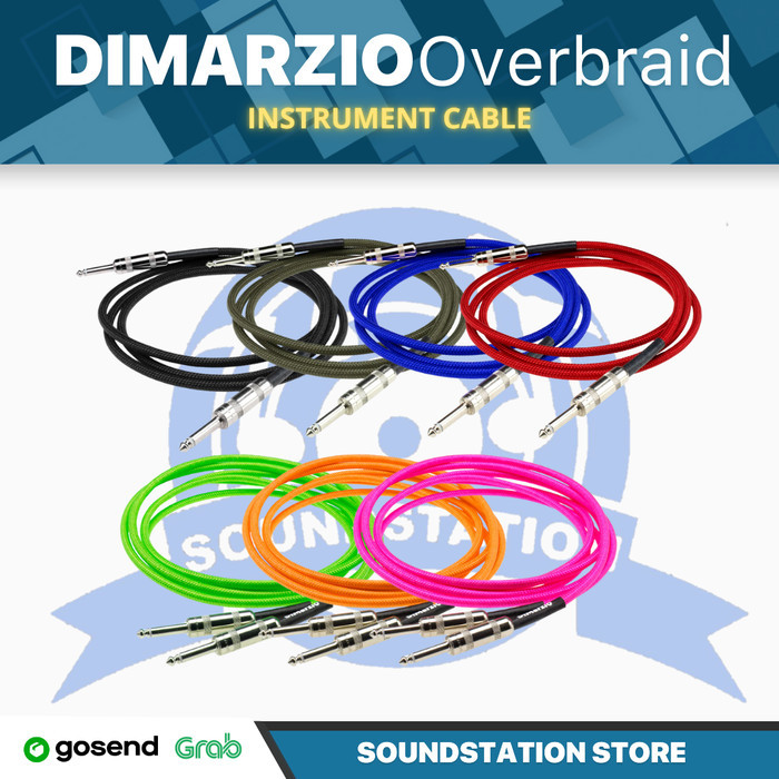 Jual DiMarzio EP17 Overbraid Instrument Cable - Kabel Gitar Bass ...