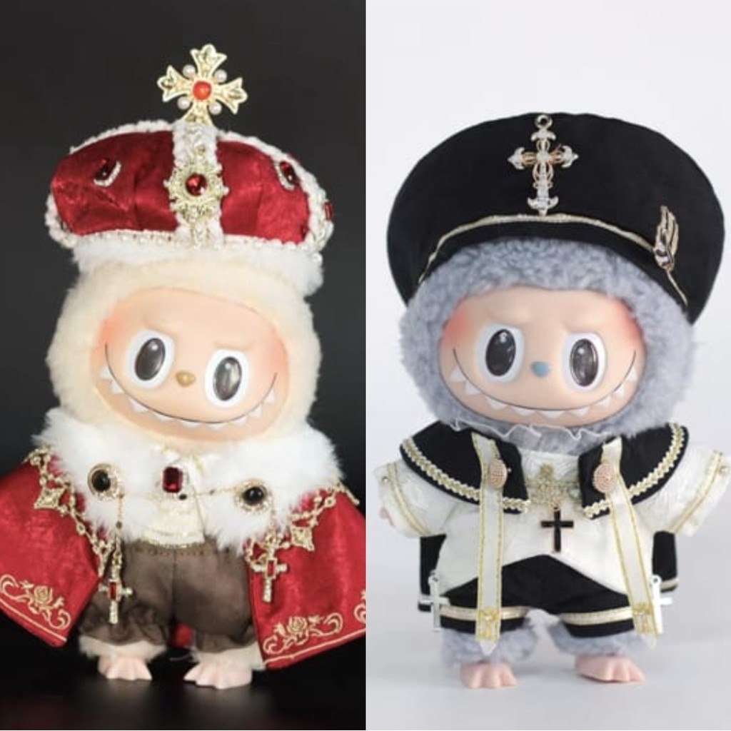 Jual PO 21hari. Labubu outfit king // baju boneka labubu kerajaan // labubu custom king | Shopee ...
