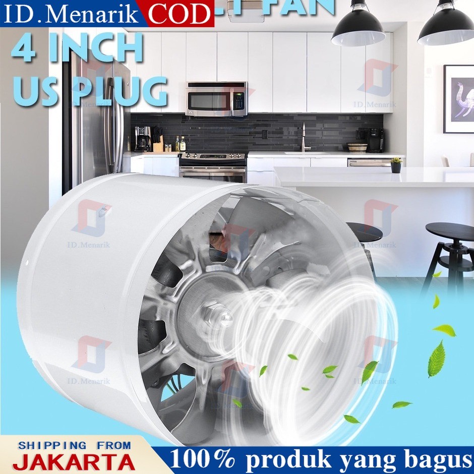 Jual 4Inch / 6Inch Blower Penghisap Asap Dapur Hexos Penyedot Asap ...
