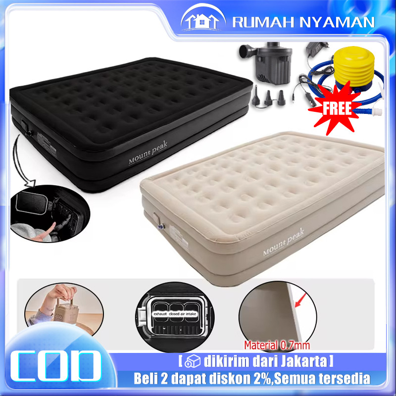 Jual (single dan double) Kasur Angin Termasuk Bantal kasur angin pompa ...