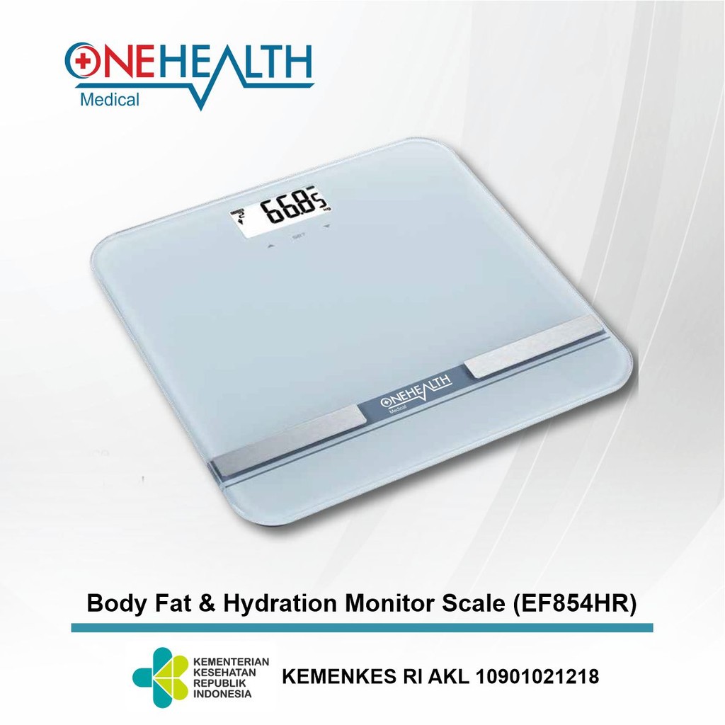 Jual Onehealth Body Fat & Hydration Monitor Scale (EF854HR) Timbangan ...