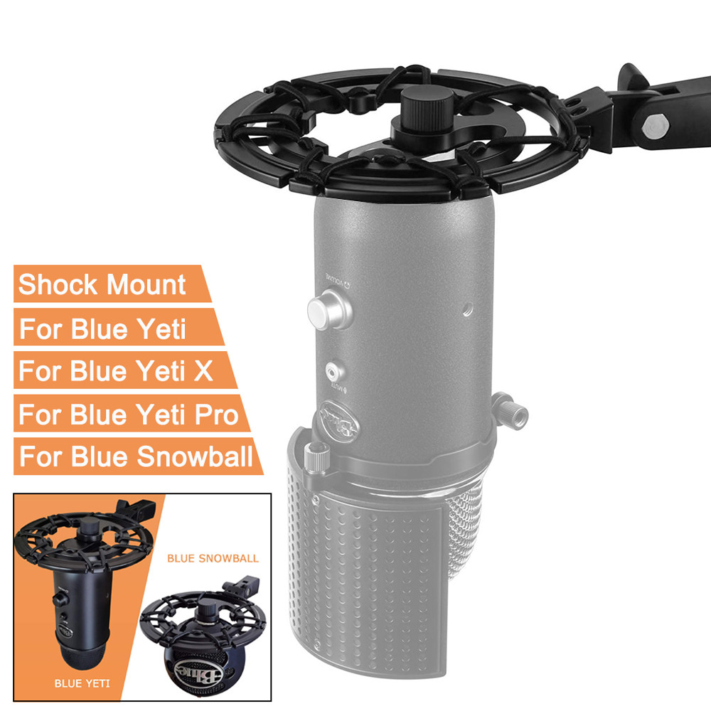 Jual Blue Yeti Shock Mount Alloy Shockmount Reduces Vibration Noise ...