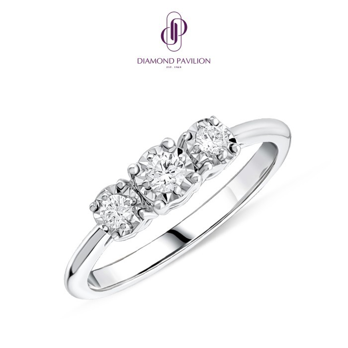 Jual Diamond Pavilion Cincin Emas Batu Berlian Mireya Ring | Shopee Indonesia