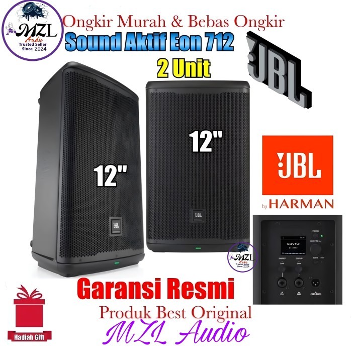 Jual speaker Aktif Sound JBL EON 712 12inch Original Resmi 2 unit ...