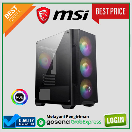 Jual MSI Gaming CPU Case MAG Forge M100R ARGB - Acrylic Glass Chassis ...