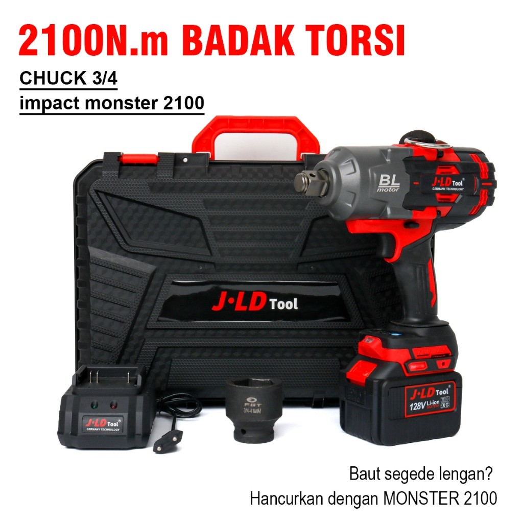 Jual JLD IMPACT MONSTER 2100N.m - Impact Wrench Xtra Jumbo Terkuat di ...