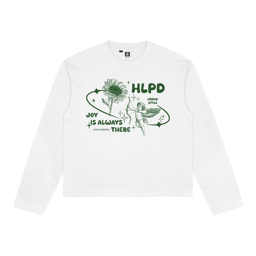Jual HLPD WeirdWorld Baju Kaos Lengan Panjang T shirt Long Sleeve Boxy Tee - Joybloom | Shopee ...