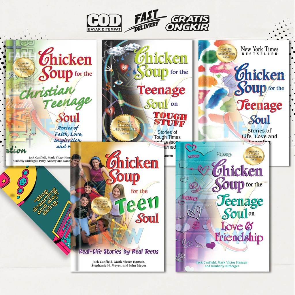 Jual Chicken Soup for the Teenage Soul (8 books) by Jack Canfield ...