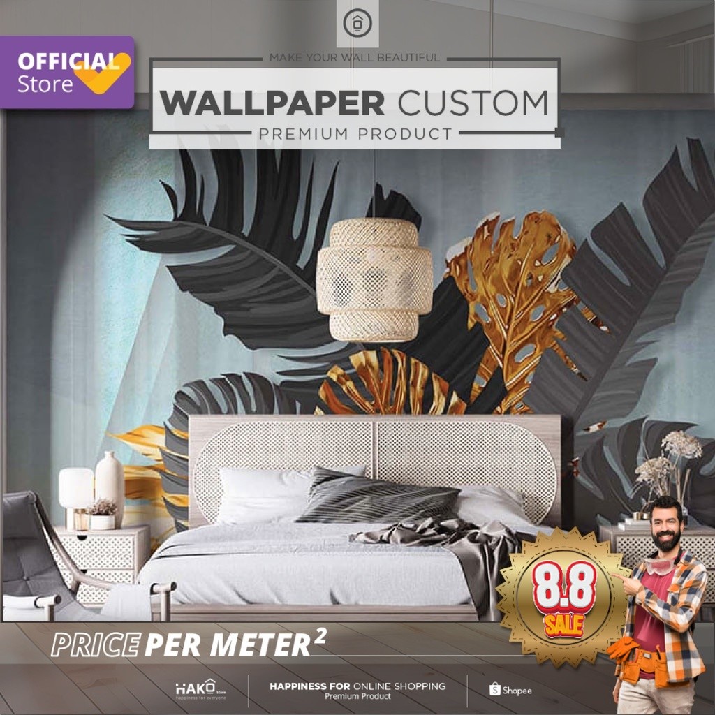 Jual Wallpaper Custom Kamar Tidur | Gambar Tumbuhan dan Tanaman Hutan 1 ...