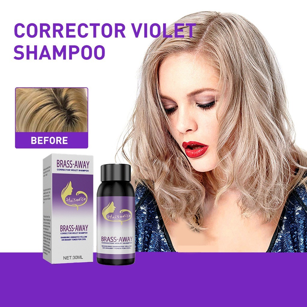 Jual Brass Away Corrector Violet Shampoo Long Lasting Wide Application ...