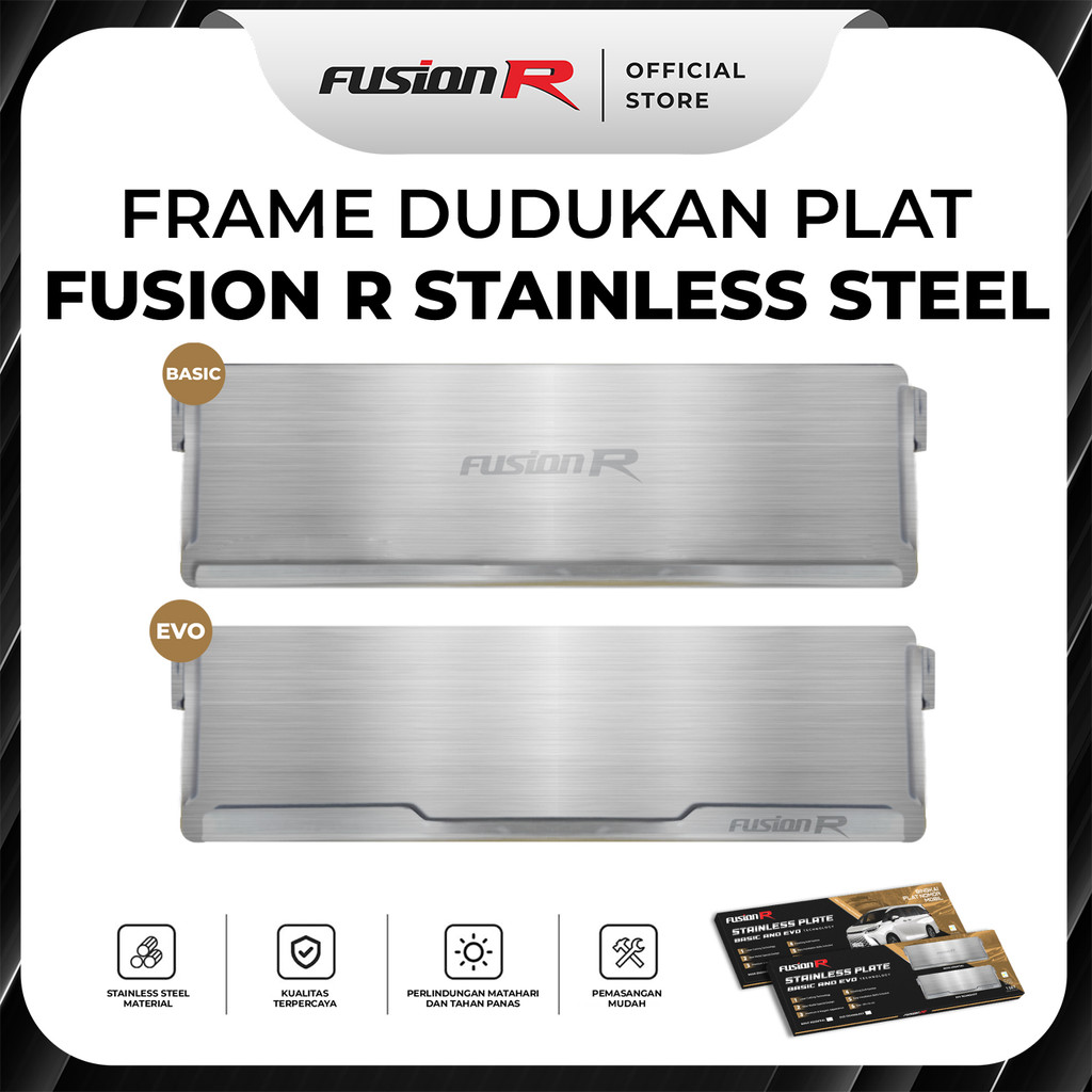 Jual Fusion R Tempat Dudukan Tatakan Cover Frame Tempat Plat Nomor ...