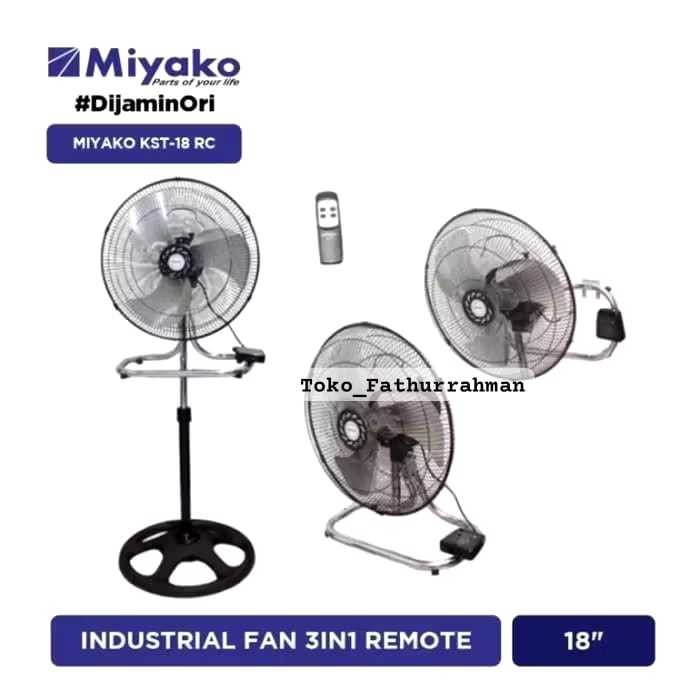 Jual MIYAKO KST-18 RC Kipas Angin Tornado 3in1 18 Inci + Remote ...
