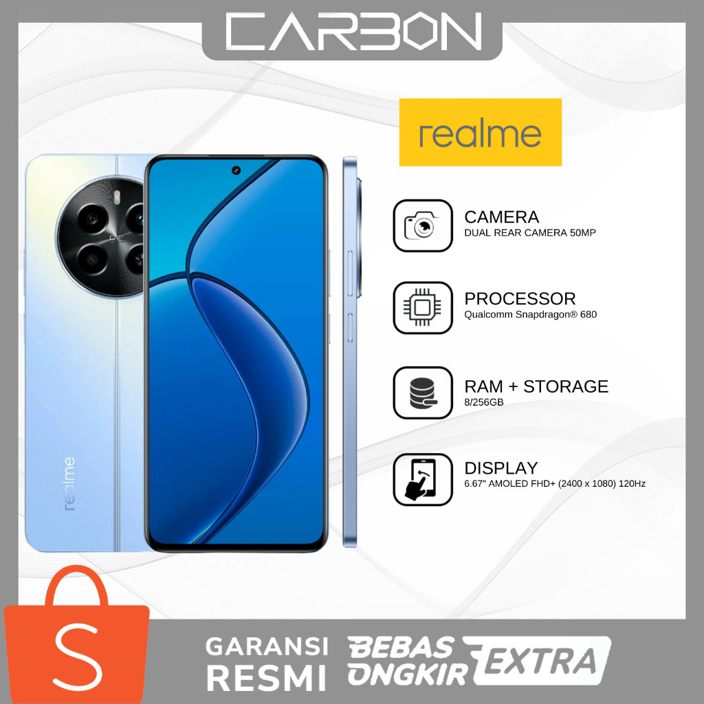 Jual REALME 13 8GB+8GB|256GB ((120Hz AMOLED Display | 67W SUPERVOOC ...