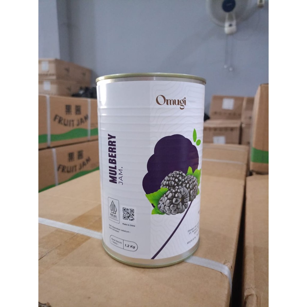 Jual Omugi Selai Buah Mulberry Jam 1.2Kg – Halal Premium, Murah ...