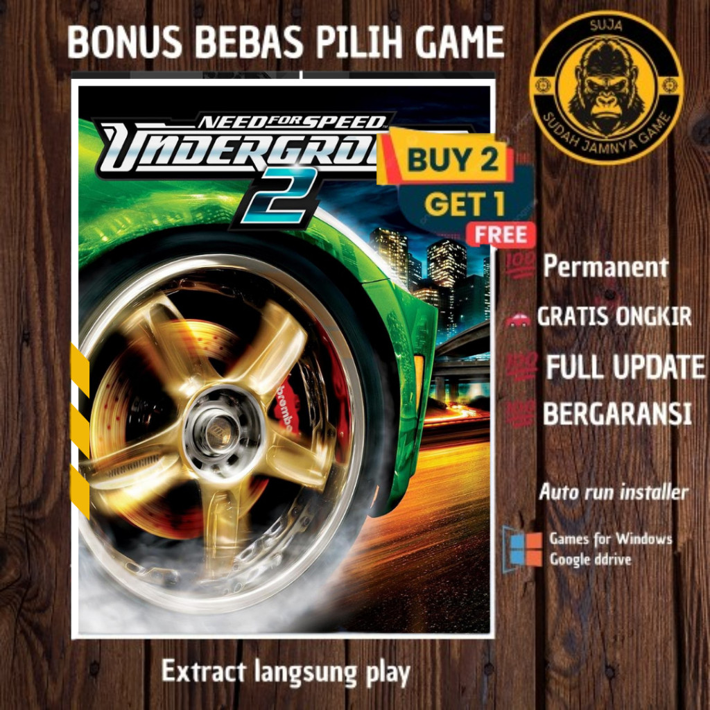 Jual NEED FOR SPEED UNDERGROUND 2- GAME PC - GAME LAPTOP - OFFLINE GAME ...