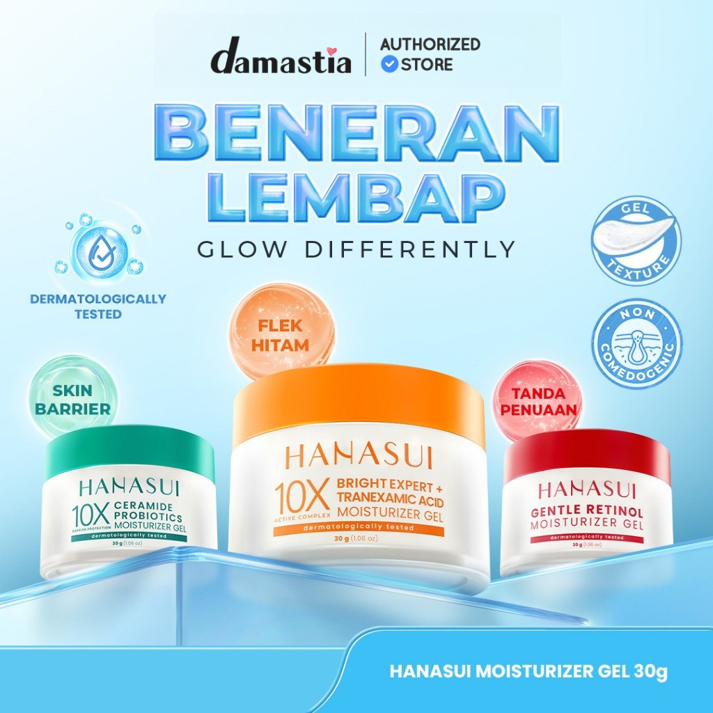 Jual [NEW] HANASUI Moisturizer Gel Series - Pelembab Gel Lembap & Mudah ...