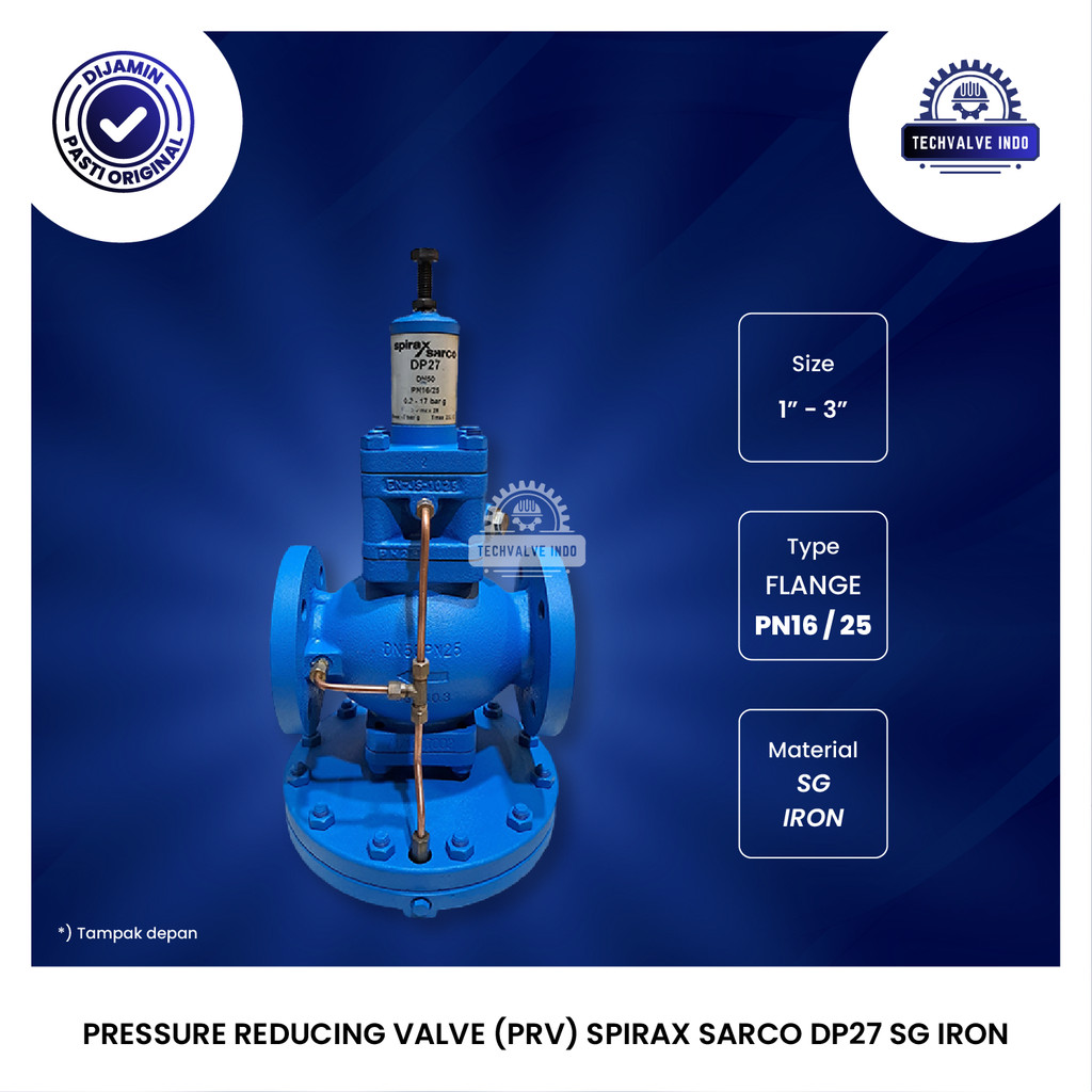 Jual PRESSURE REDUCING VALVE (PRV) DP27 SPIRAX SARCO 1 1/2" INCH FLANGE ...