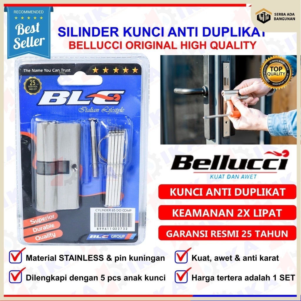 Jual SAB Silinder kunci pintu Bellucci Morechi Estillo computer bagus ...