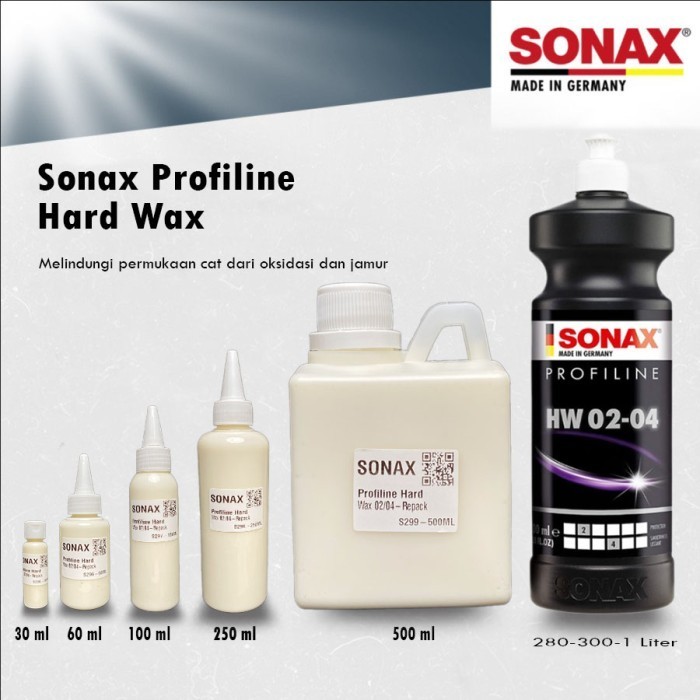 Jual SONAX Profiline HW 02 04 Hard Liquid Carnauba Wax Pengkilap Mobil ...