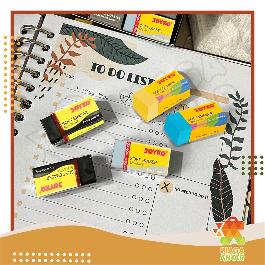 Jual NAS JOYKO Eraser 526 B40BL / Penghapus Joyko / Penghapus Pensil ...