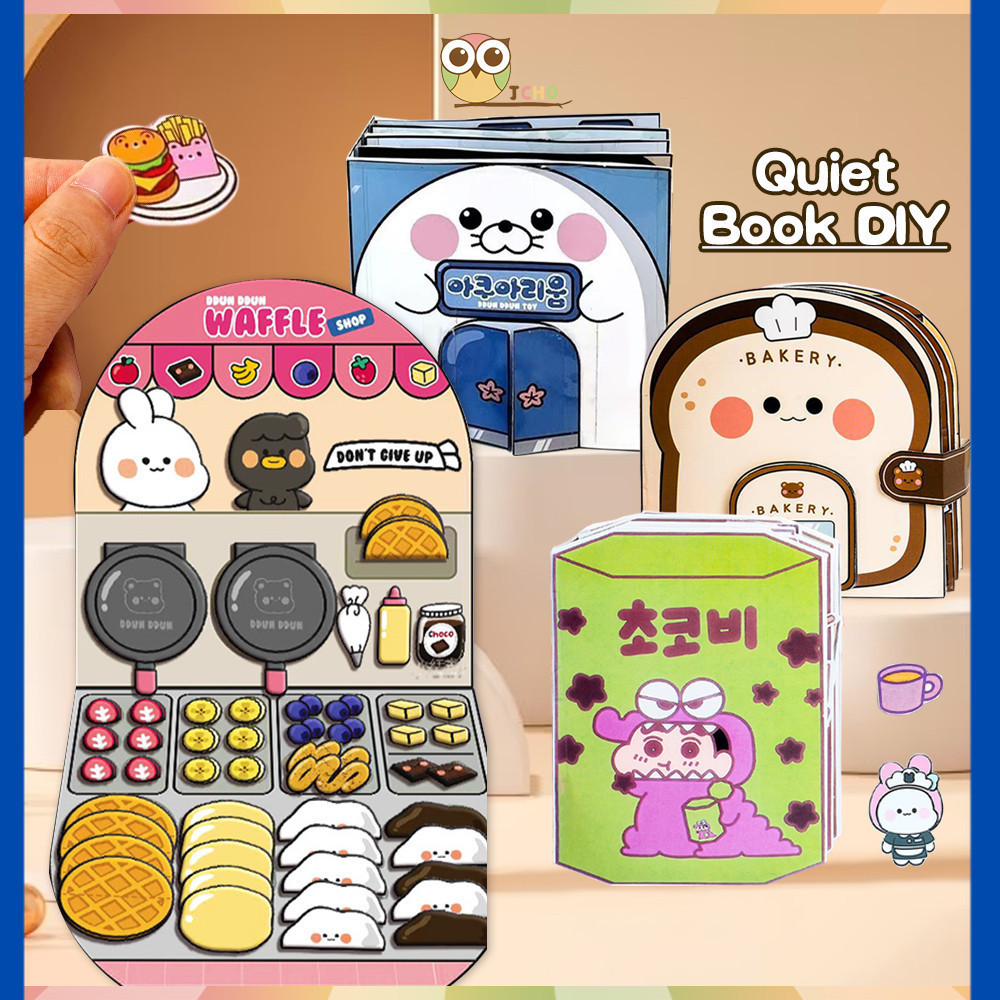Jual JCHO Diy Quiet Book Homemade Book Mainan Busy Book Buku Aktifitas ...