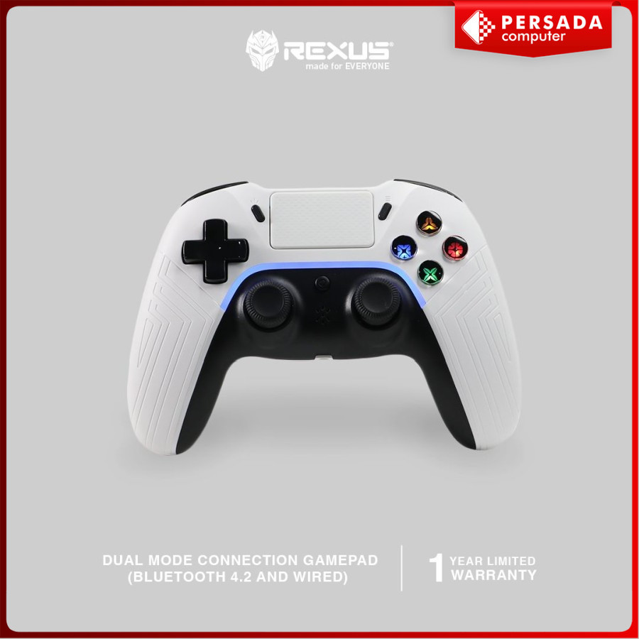 Jual Gamepad Rexus GX-300 l GX300 Joystick Dual Mode Wireless Bluetooth ...