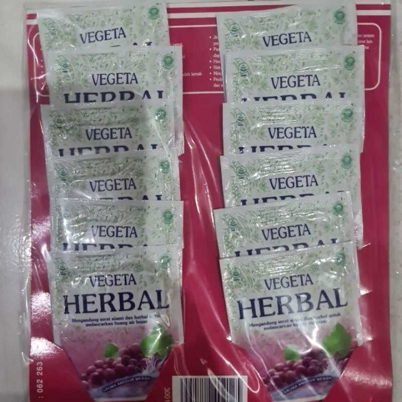 Jual VEGETA HERBAL 12SACHET | Shopee Indonesia