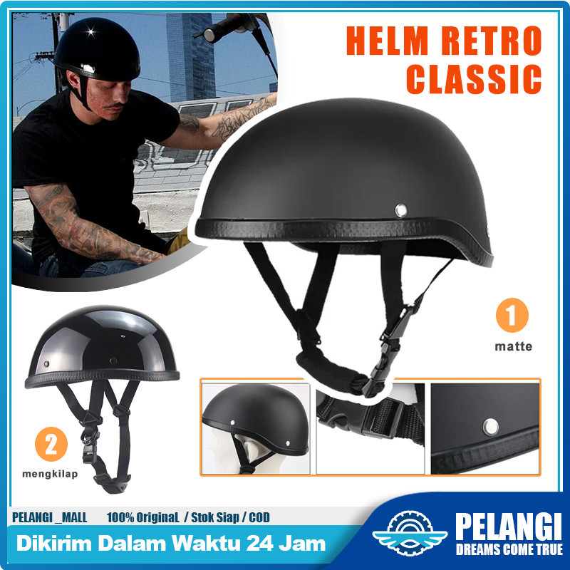 Jual ⭐COD⭐Helm Half Helmet Topi keledar Motosikal Electric Mobil Helmet ...