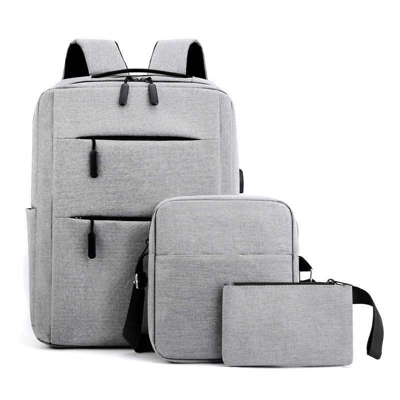 Jual Tas Laptop Ransel 3 in 1 Pouch Selempang Kanvas Untuk Kerja ...