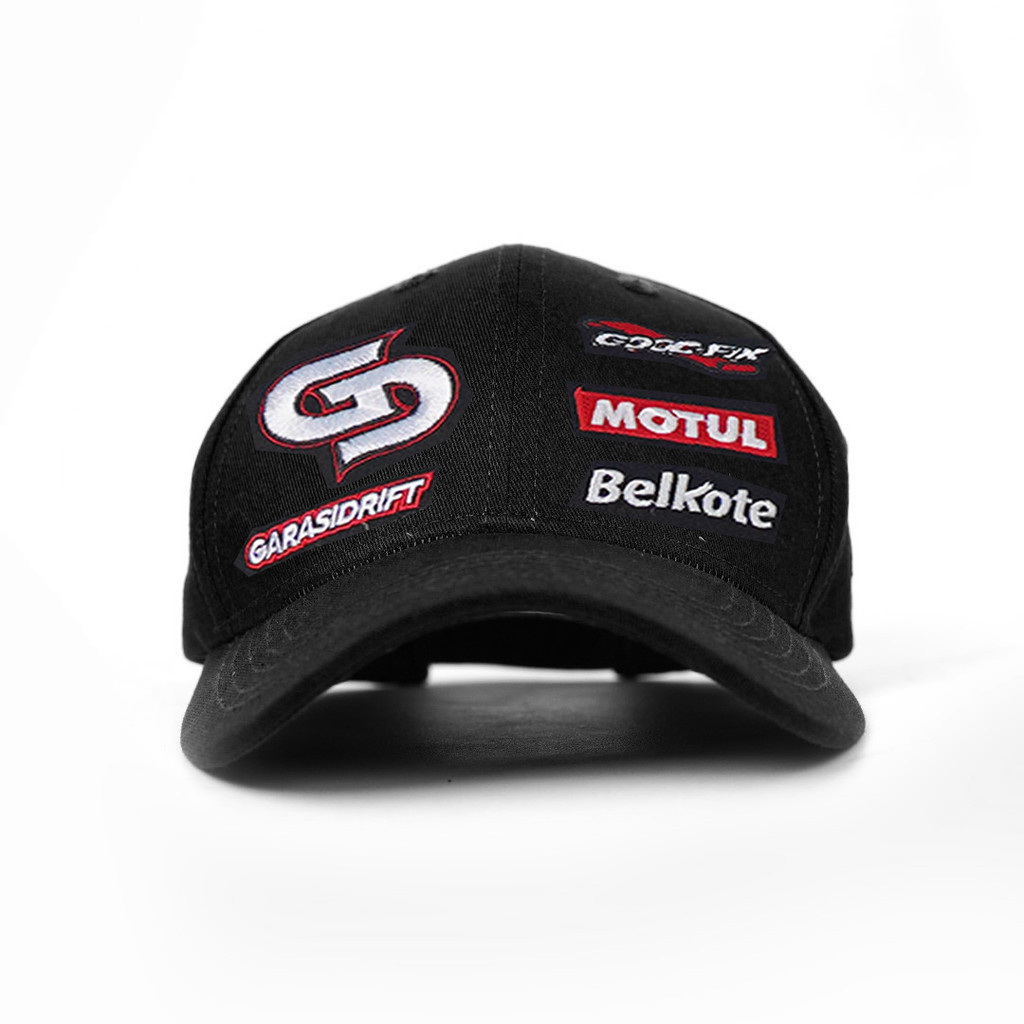 Jual Garasi Drift Racing Team 2024 Baseball Cap Black Pink | Shopee ...