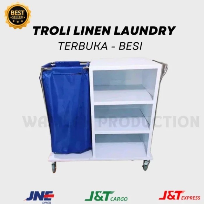 Jual TROLLEY LINEN LAUNDRY TERBUKA BESI | Shopee Indonesia