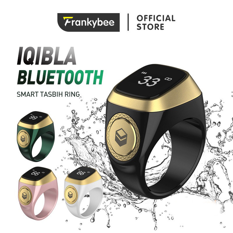Jual Muslim Smart Ring Tally Tasbeeh Counter 5 Prayer Time Reminder Bluetooth Speaker Smart ...