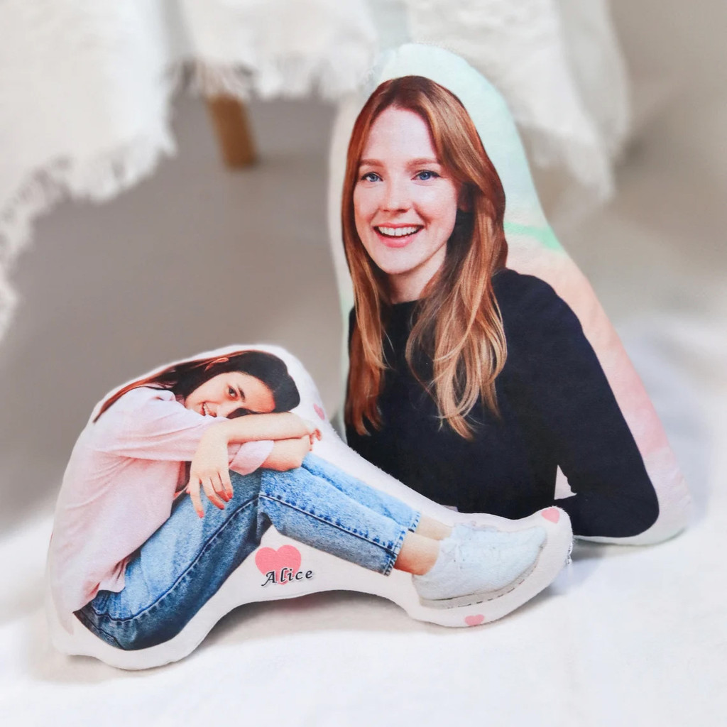Jual Personalized Photo DIY Humanoid Cushion Custom Father Mother ...