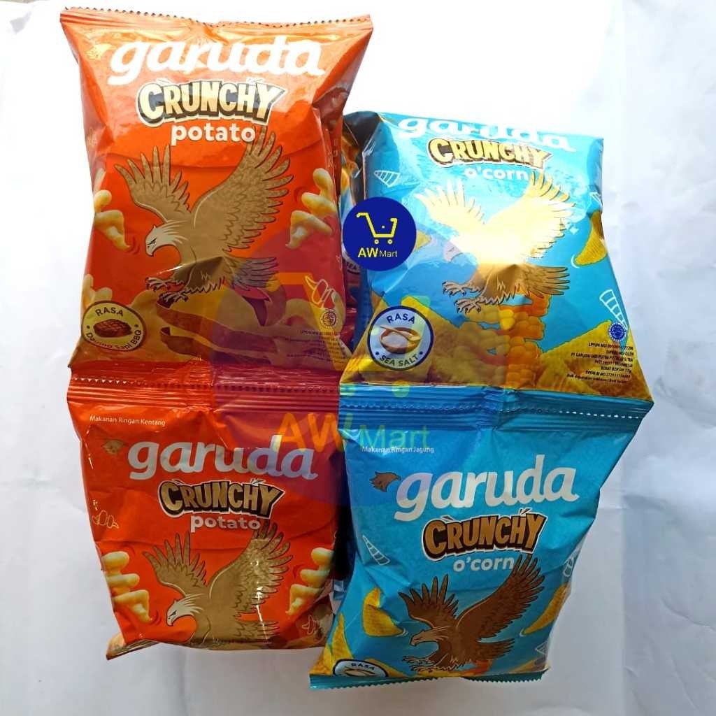 Jual GARUDA CRUNCHY POTATO DAN OCORN RENCENG ISI ( 10 SACHET X 12 GRAM ...
